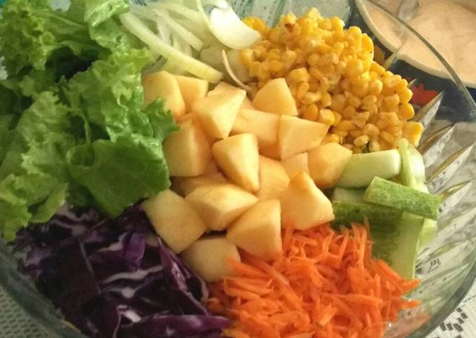 Resep Salad sayur segar oleh Wilsa Pratiwi - Cookpad