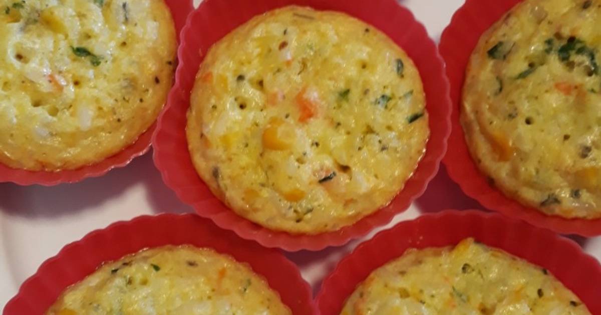 Bolinho de arroz primavera assado Receita por Daniella Fernanda Peixer ...