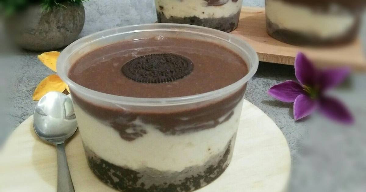 Resep Resep Oreo Dessert Cup Lumer Tanpa Oven Tanpa Kukus oleh erni ...