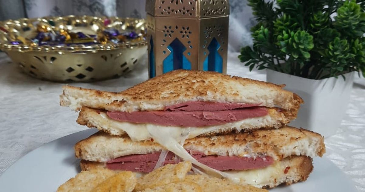 Chicken Salami Sandwich Recipe by ZMA - Cookpad