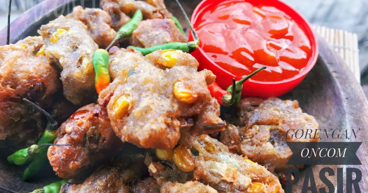 Resep Gorengan oncom oleh Nadina Baizura Imnida - Cookpad