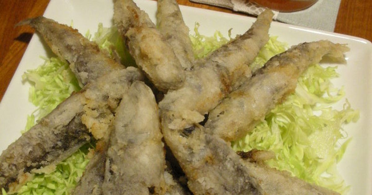 Deep Fried Mehikari Fish Super Delicious! Recipe By さっちゃん←元こ茄子