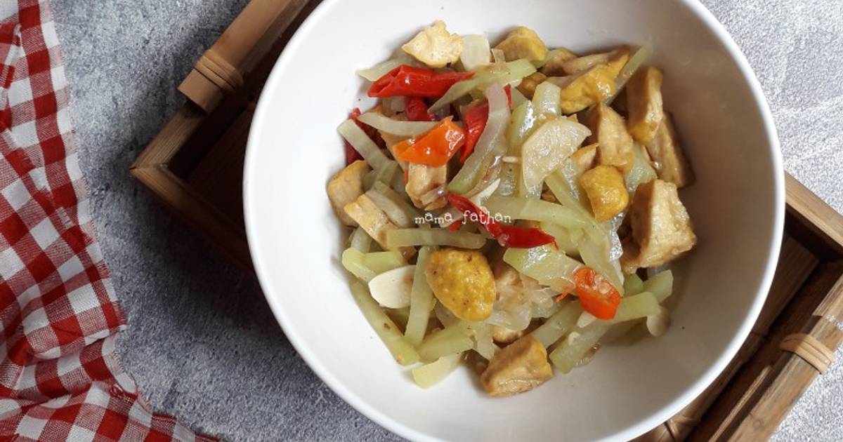 29 resep tumis labu siam tahu kuning enak dan mudah - Cookpad