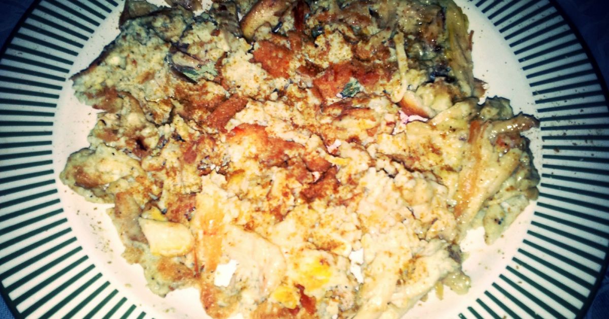 Chicken With Scrambled Eggs Recipe By Zaim.Souhaila