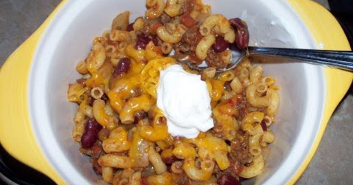 Chili Macaroni Recipe By Taylor Topp Comacho