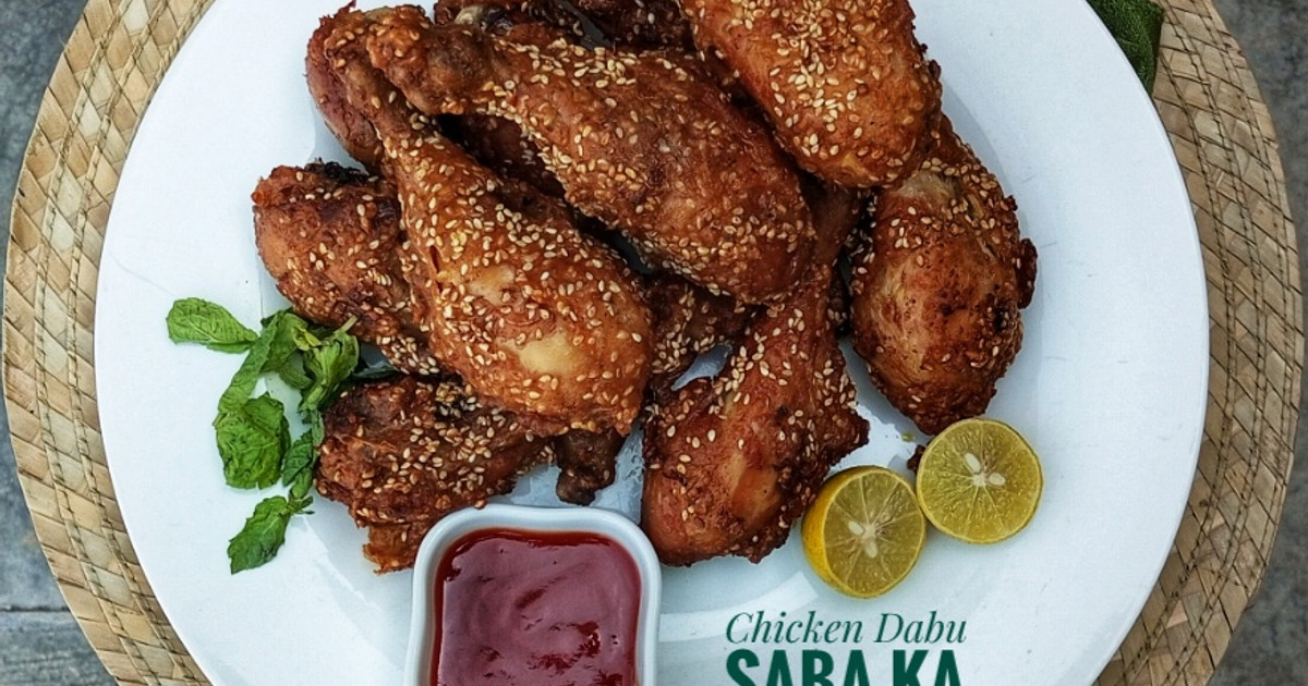 Chicken Dabu /Dabu Chicken 🤤🍗 Recipe by Saba Butt - Cookpad