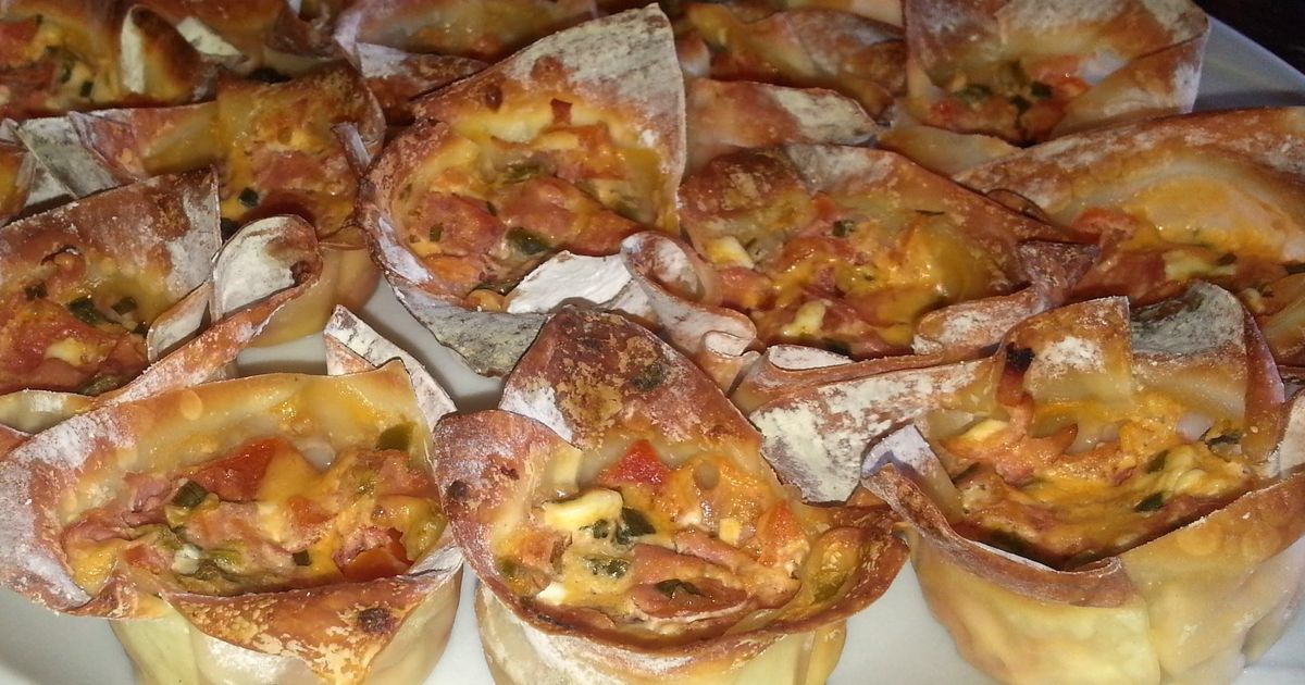 Won Ton Cream Cups Recipe By Mama.Grrr