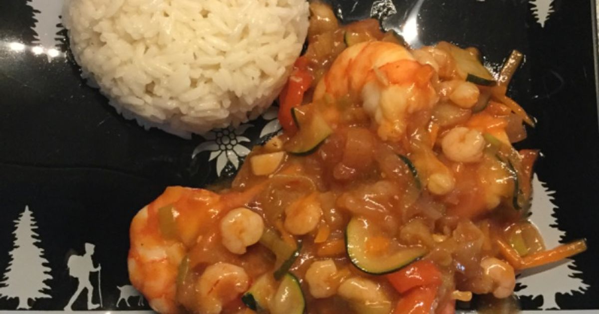 Crevetten Süß Sauer Mit Jasmin Reis Rezept von Janesfoodworld - Cookpad