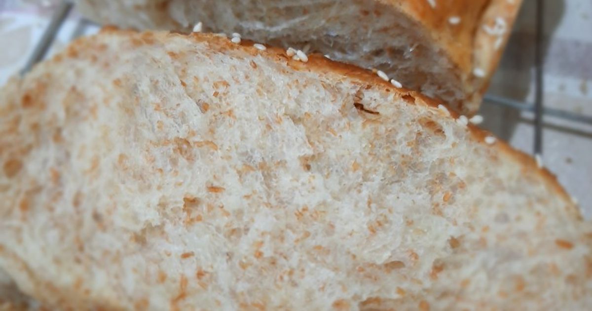 Resep Roti Tawar Kulit Gandum / Wheat Bran / Coarse Bran oleh Ella ...