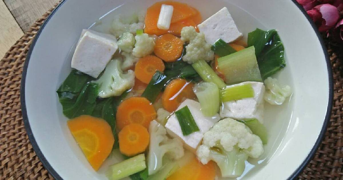 Resep Sop Sehat Sayur & Tahu oleh Afrida Ayu Candra - Cookpad