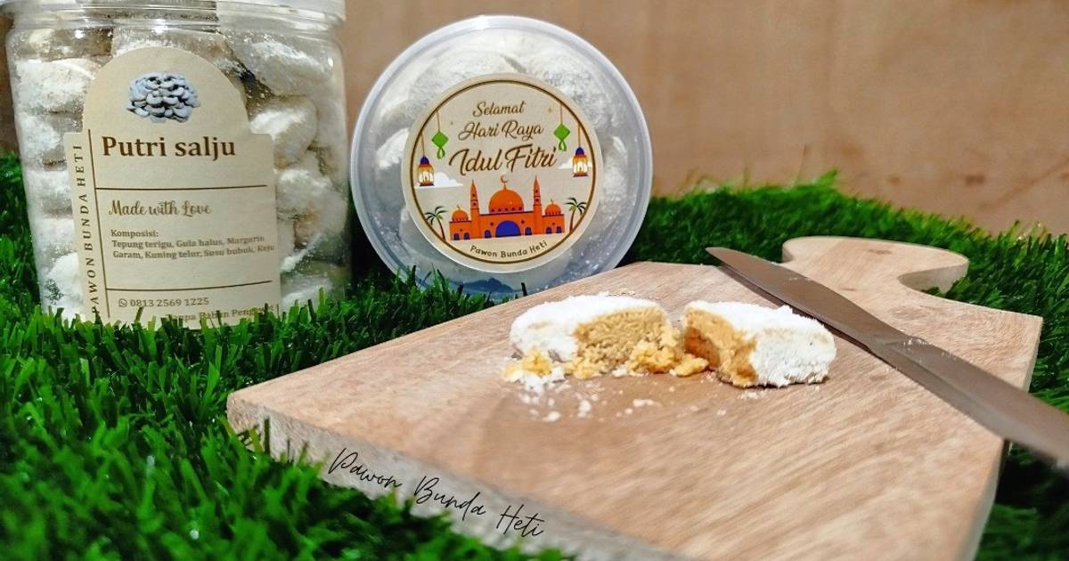 Resep Putri Salju Lumer dan Crunchy di Mulut oleh Heti Eka Astuti - Cookpad