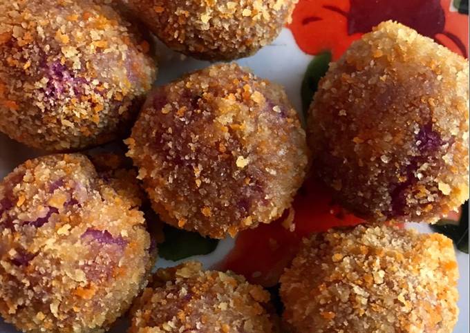 Resep Bola Ubi Coklat Lumer oleh Salsabila - Cookpad