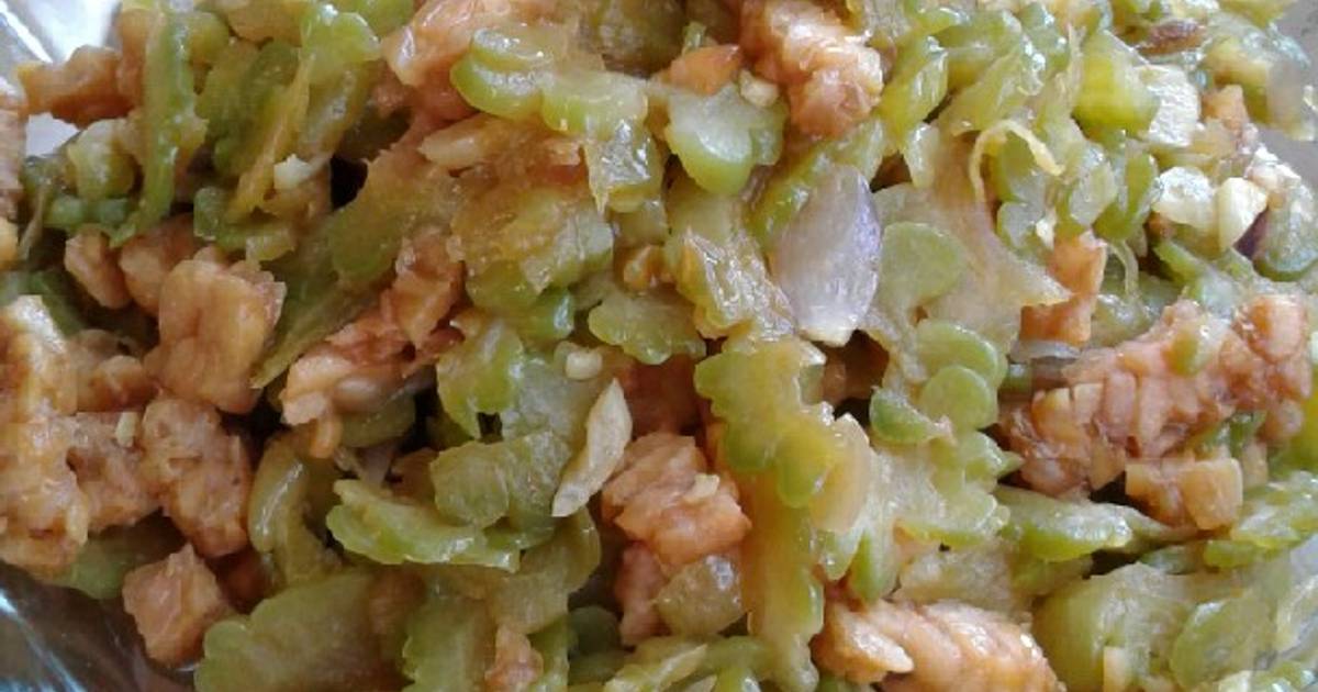 26 resep tumis pare dan tempe non msg enak dan mudah - Cookpad