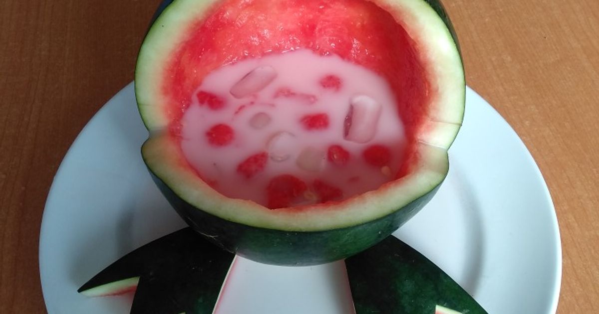 Resep fruit carving semangka rumahan enak dan mudah - Cookpad