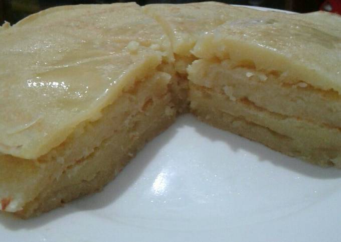 Resep PANSUKE (pancake susu keju) oleh Yunibobay - Cookpad
