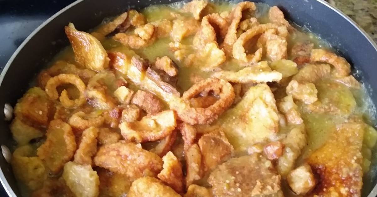 Chicharron con chile - 340 recetas caseras- Cookpad