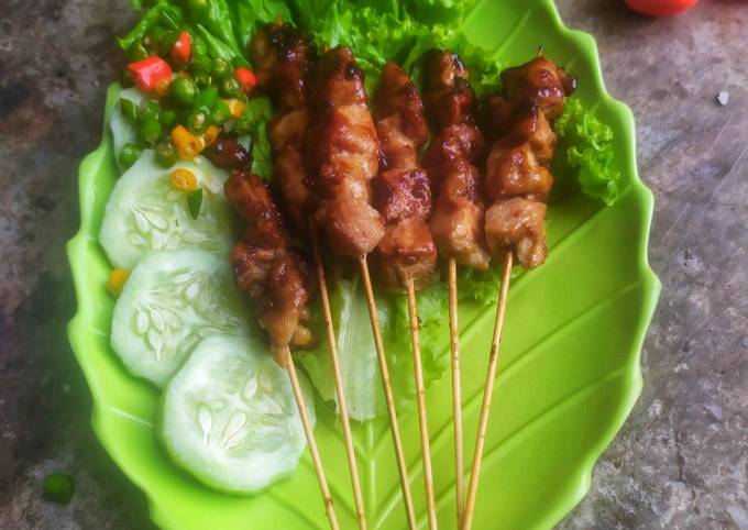 Resep Sate Ayam Bumbu Kecap Oleh Mama Rara Cookpad