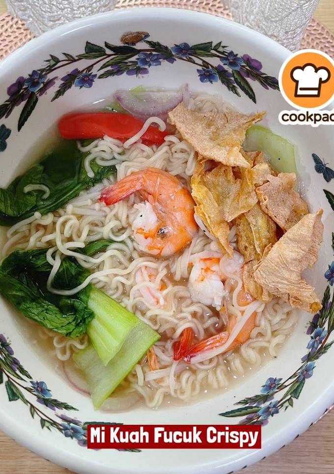Resipi 👩‍🍳Mi Kuah Fucuk Crispy oleh Mahadiah - Cookpad