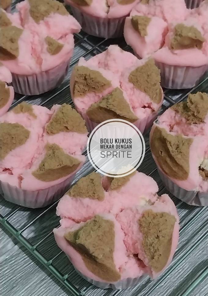 Resep BOLU KUKUS MEKAR 3 rasa (dengan Sprite) oleh Wahyu Dwira - Cookpad