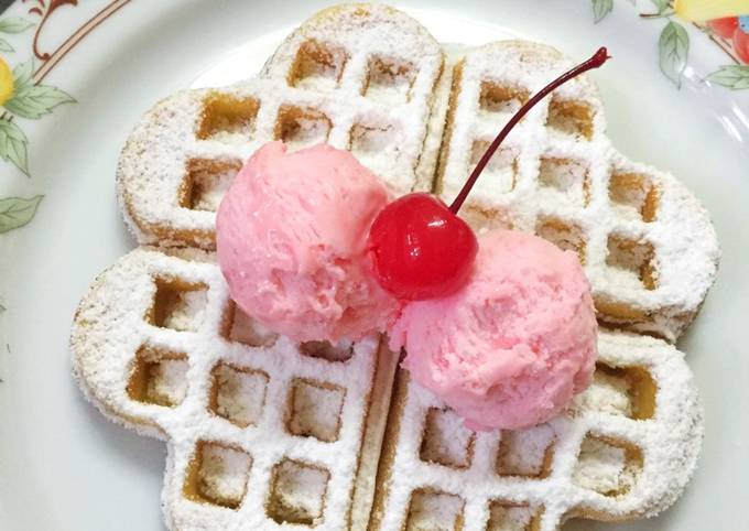 Resep Original Waffle oleh Pertiwi Mashamy - Cookpad