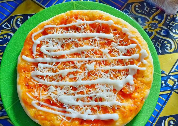 Resep Pizza Cheese Mayo oleh Endah Triana - Cookpad