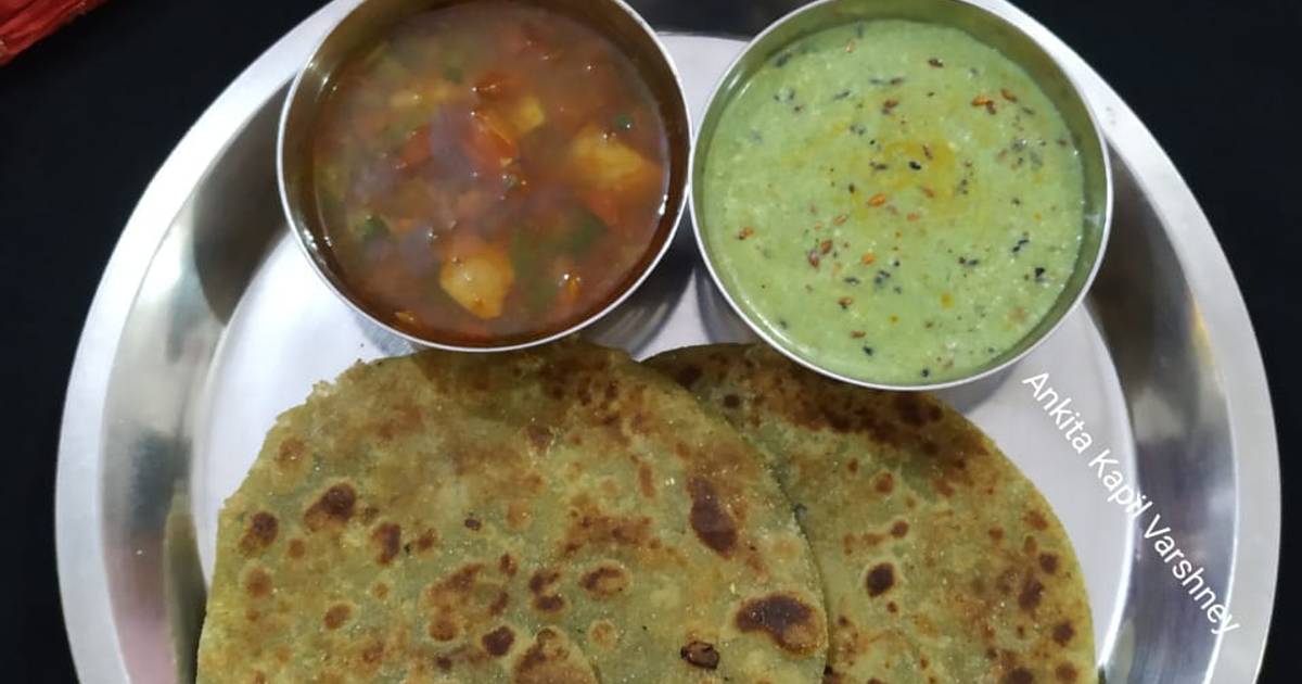 Bathua Paratha Recipe by Ankita Kapil Varshney - Cookpad