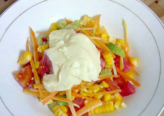 Resep Salad Sayur very simple oleh Asih - Cookpad