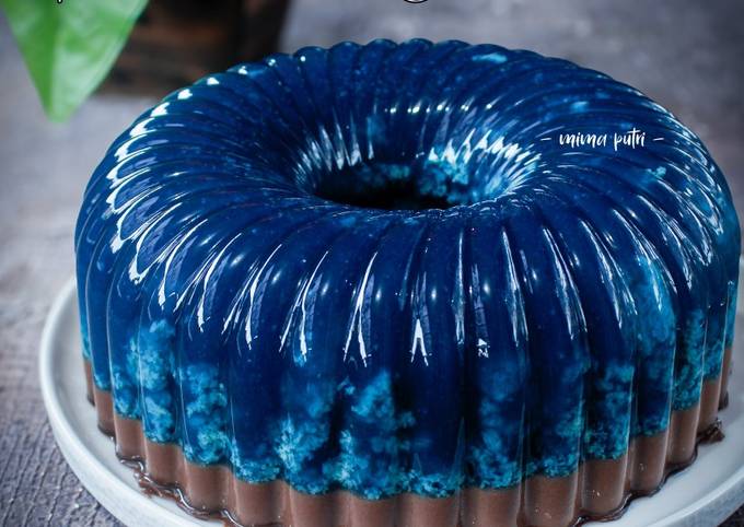 Resep Puding Lumut Bunga Telang oleh Putrie - Cookpad