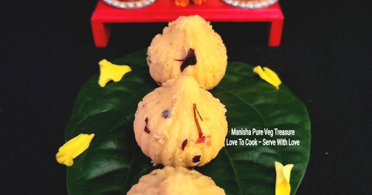 Shahi Kesariya Coconut Mawa Modak Recipe by Manisha Sampat - Cookpad