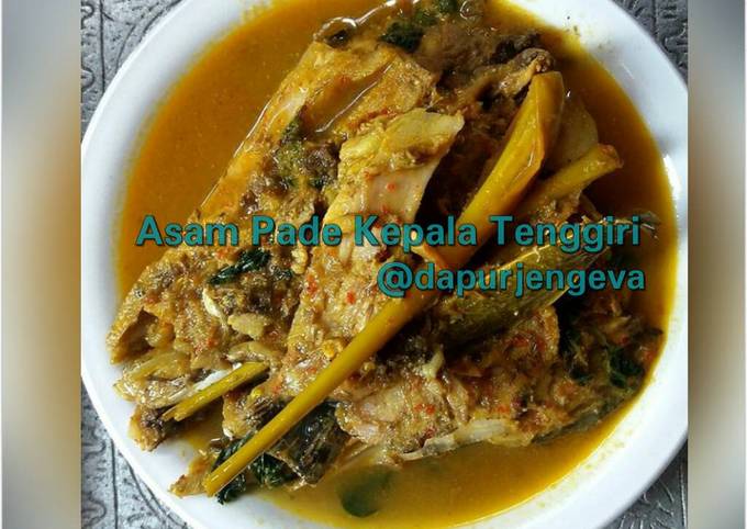 Resep Asam Pade Kepala Tenggiri oleh dapurjengeva - Cookpad