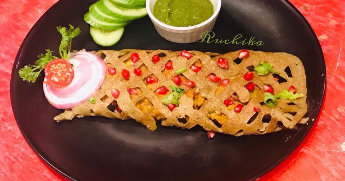 Moong Daal And Red Rice Dosa Recipe By Ruchika