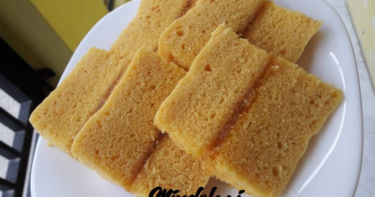 Resep Bolu Jadul Selai Nanas oleh mindolagi - Cookpad