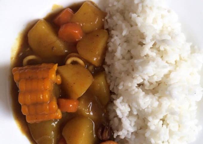 Resep Japanese seafood curry rice (ala sushi tei) oleh Finka - Cookpad