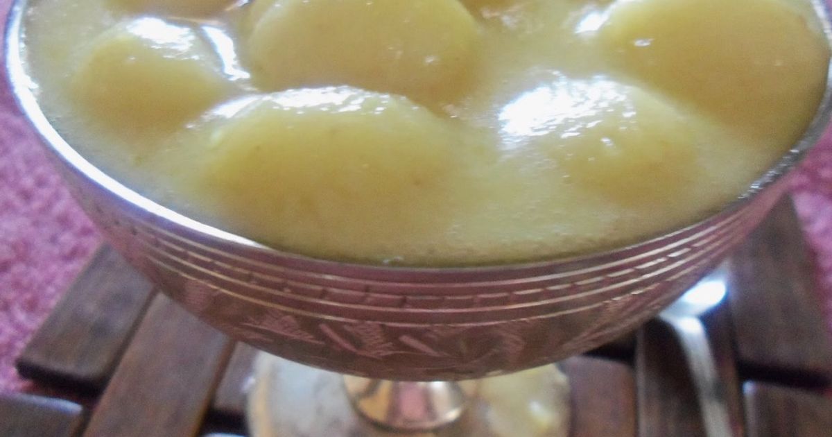 Rice Flour Balls In Coconut Milk Recipe by santoshbangar - Cookpad