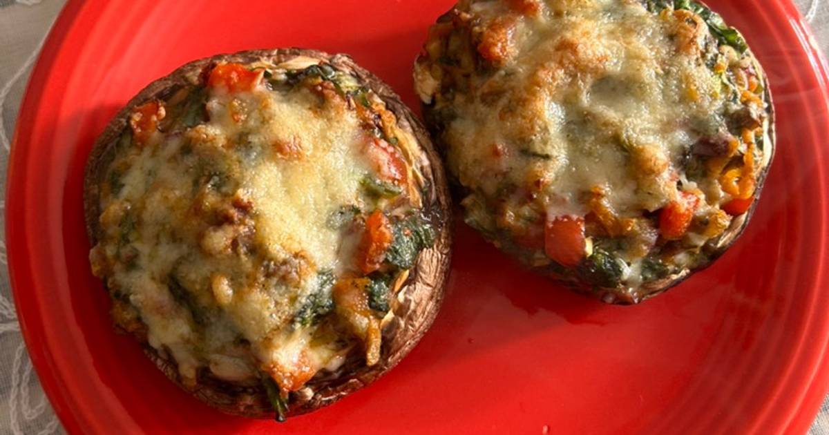Hongos portobello relleno - 176 recetas caseras- Cookpad