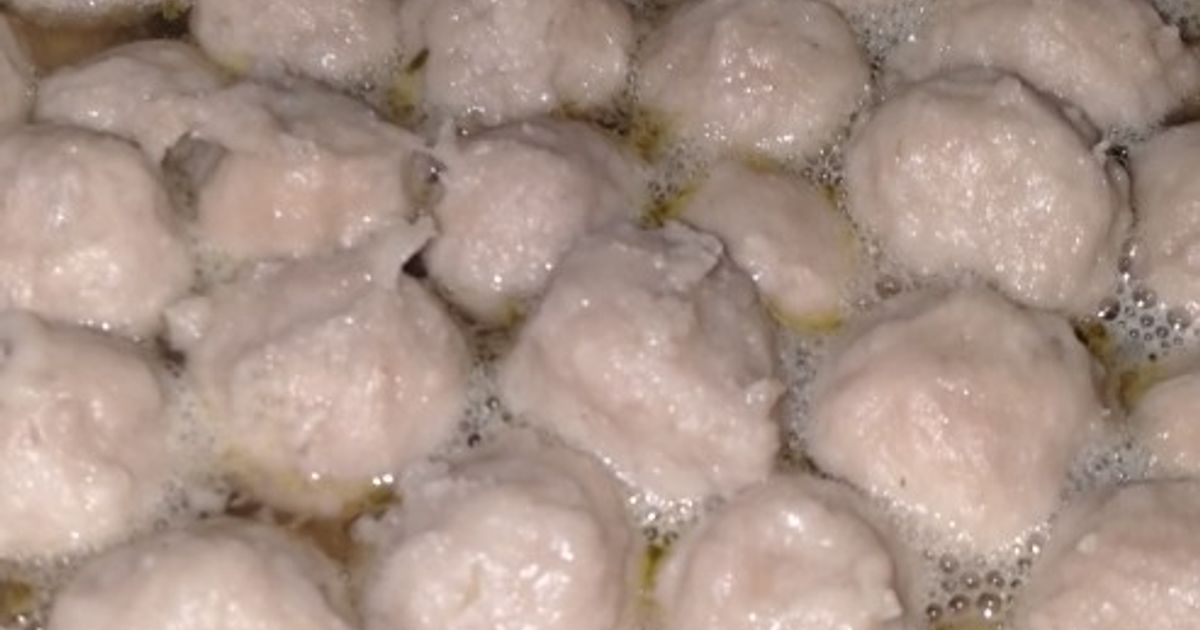 Resep bakso sapi mix ayam 500gr rumahan enak dan mudah - Cookpad