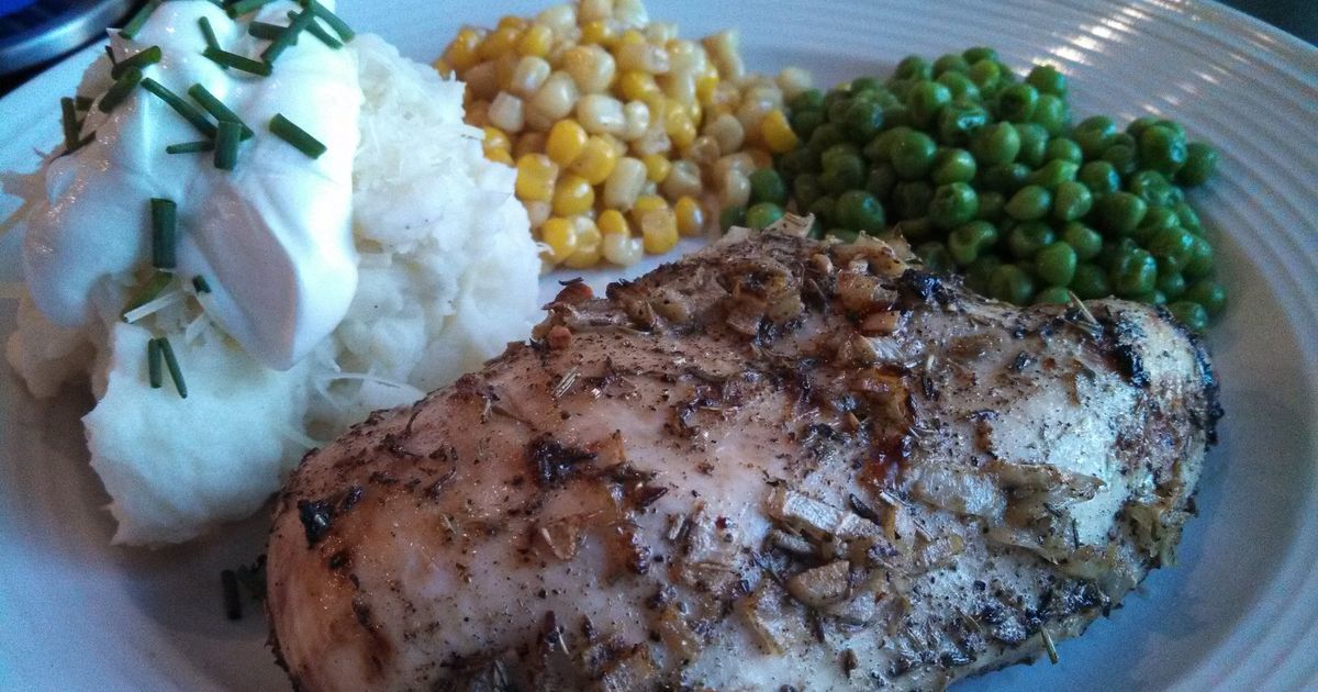 Roasted Herb Basted Chicken Recipe By Hard Dog1110