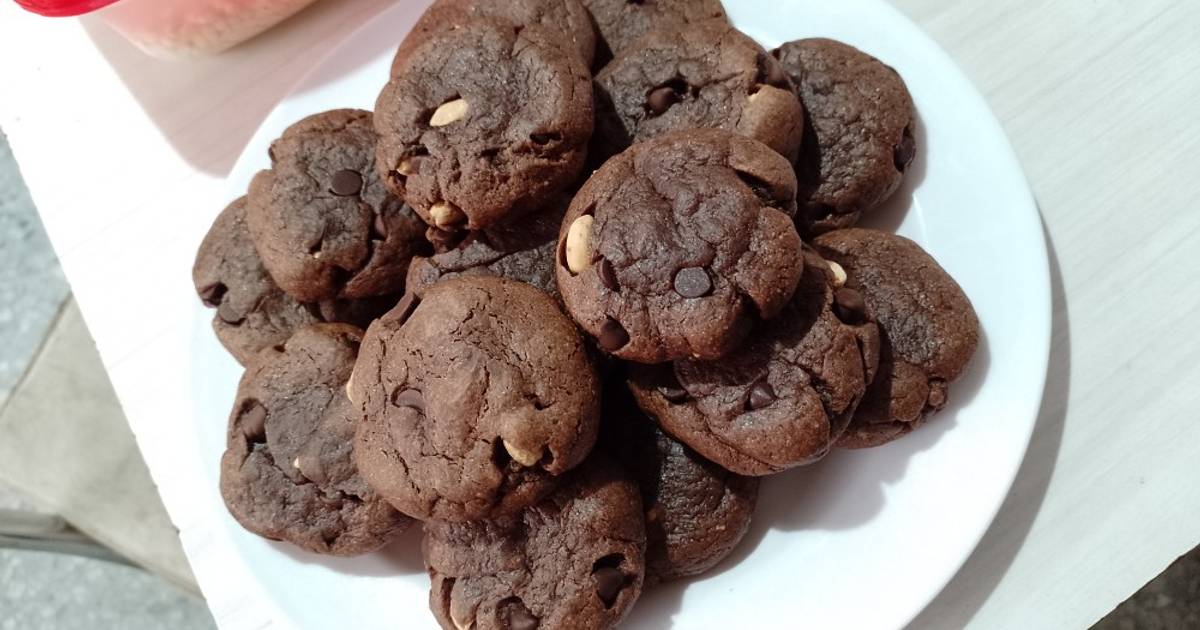 Galletas de chocolate con mani - 82 recetas caseras- Cookpad
