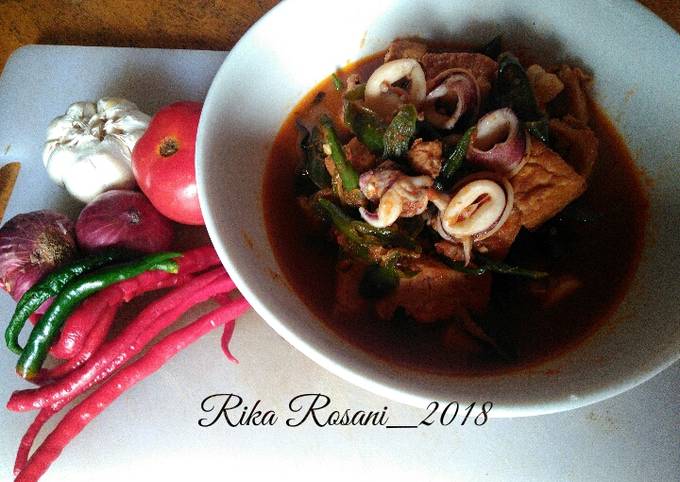 Resep Tauco Cumi 🐙 dan Tahu #SeninSemangat oleh RIKA ROSANI - Cookpad