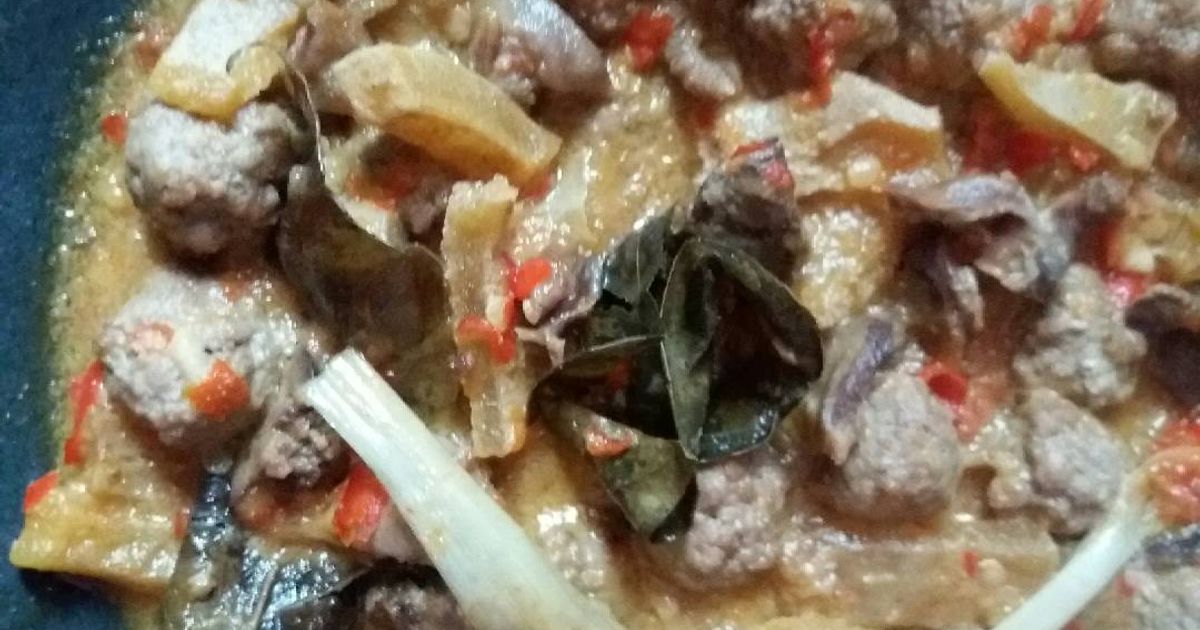 Resep sambal goreng kreni krecek daging sapi rumahan enak dan mudah ...