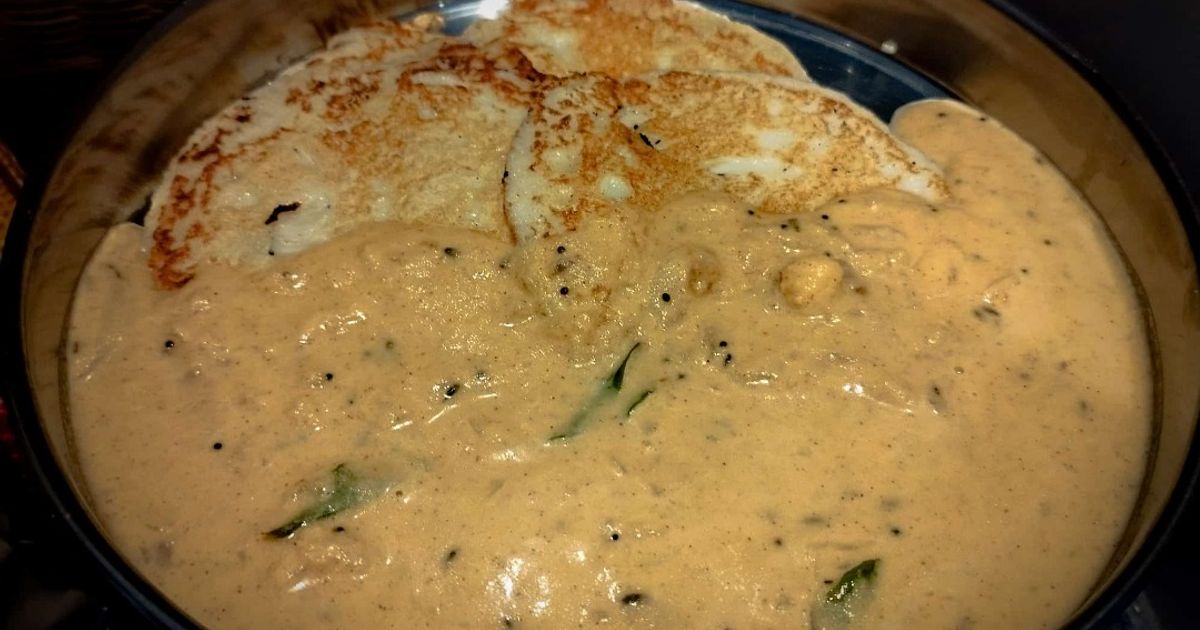 Street Shop Coconut Runny Chutney (Rottukadai Thengai Thanni Chutney ...