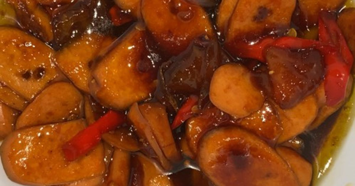 Resep sosis saos mentega tanpa bombay rumahan enak dan mudah - Cookpad