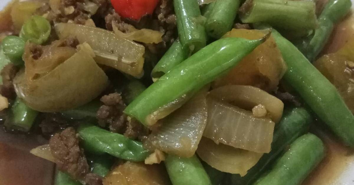 Resep Tumis Buncis Daging Giling oleh Ira Sukma - Cookpad