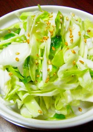 Izakaya Style Shio Koji Salad With Pea Sprouts And Cabbage Recipe By ...