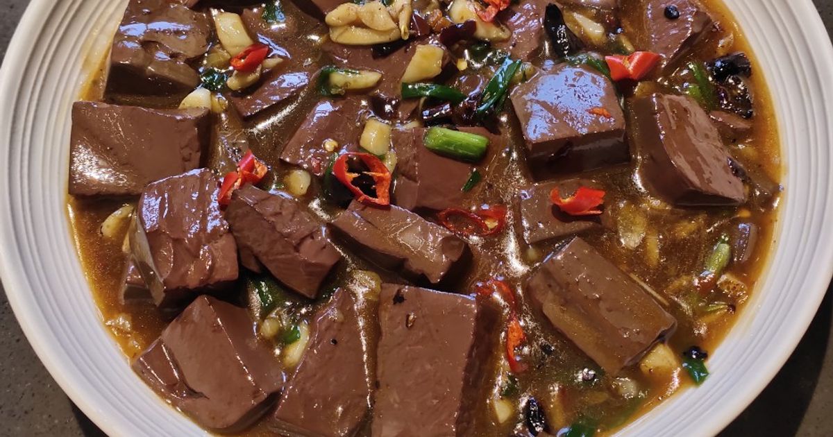 Chinese Blood Pudding Recipe by Meme - Cookpad