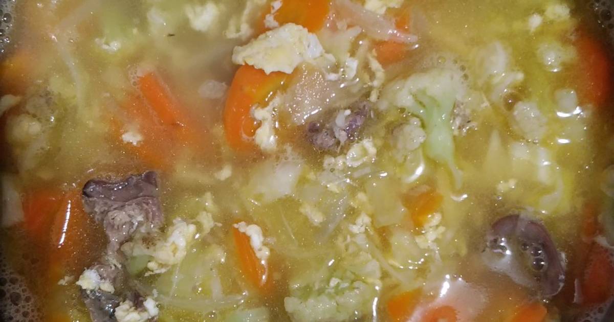 Resep Cap Jay Kuah Putih, menu anak (non msg) oleh rahma indri (Syera ...
