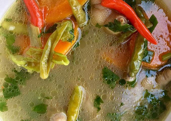 Resep Sup Janda Ceker (kaki ayam) oleh Priyanti Kusuma Sari - Cookpad
