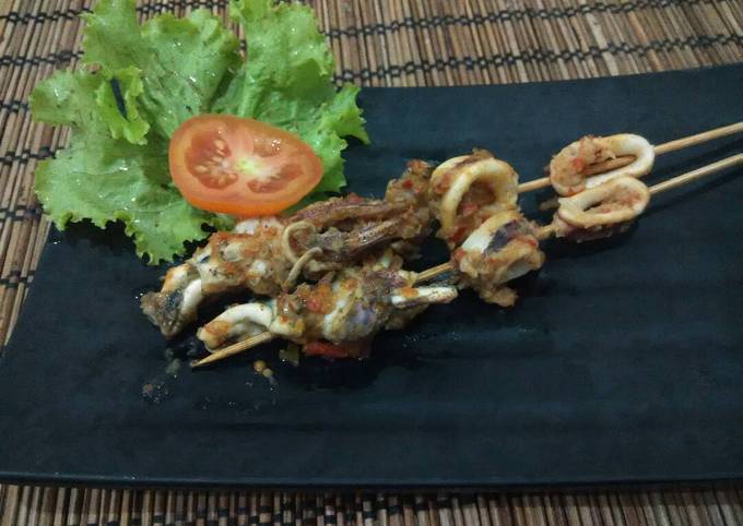 Resep spicy grilled calamari (squid satay-sate cumi) oleh Shanty ...