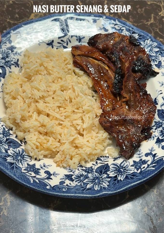 Resipi Nasi Butter Senang & Sedap oleh Kakak Faa - Cookpad