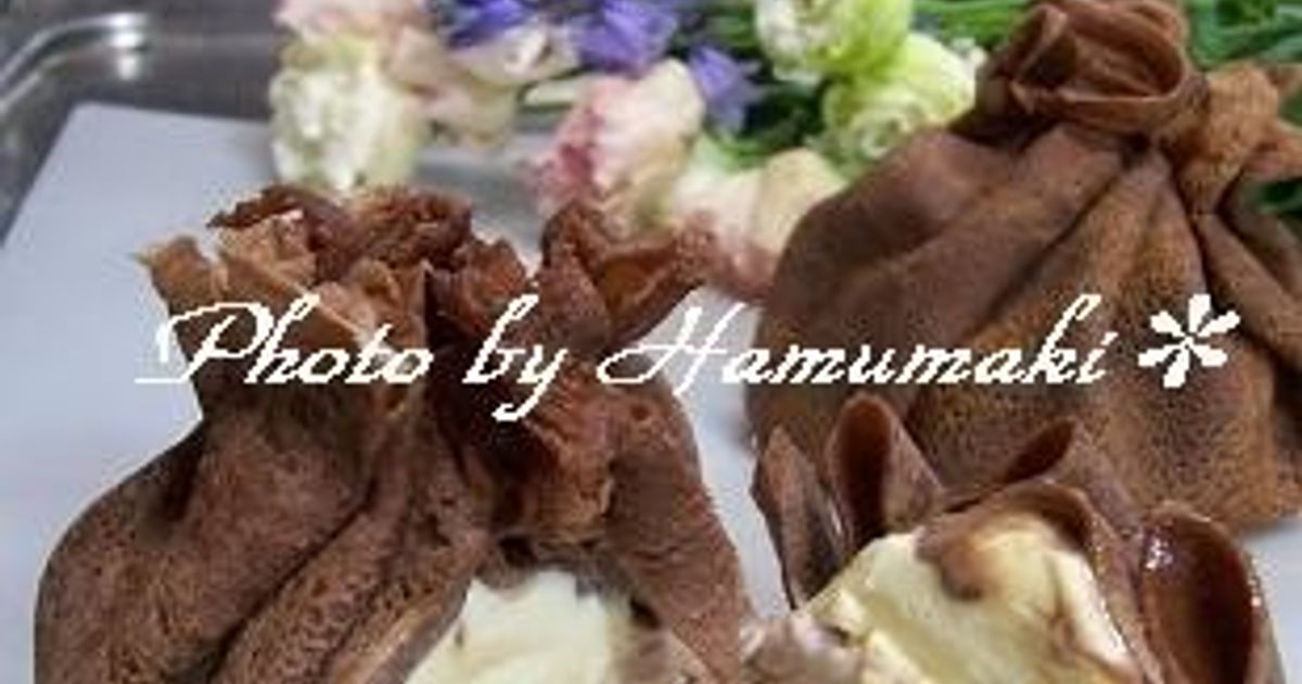 Chewy Chocolate Crepes Recipe By Cookpad.Japan